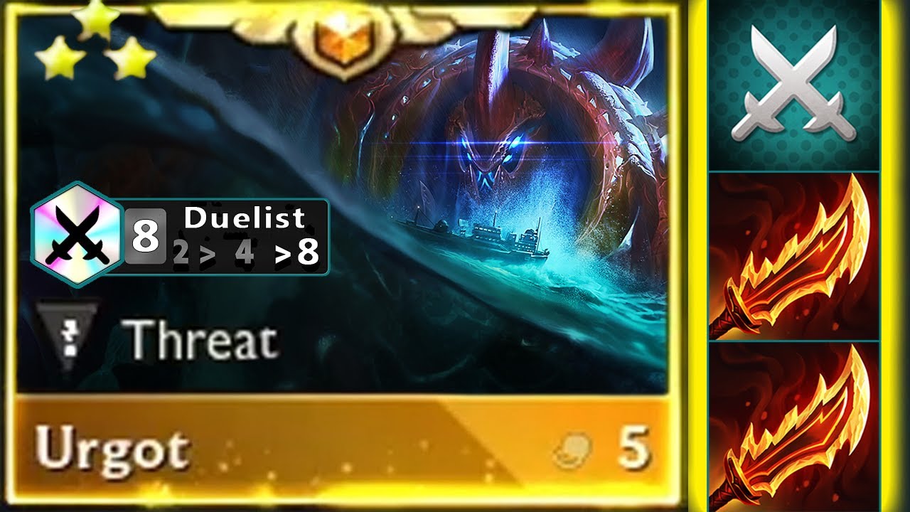 8 Duelist Guinsoo Urgot ⭐⭐⭐ 3 Star - Machine Gun goes Crazy BRRRRRR ...