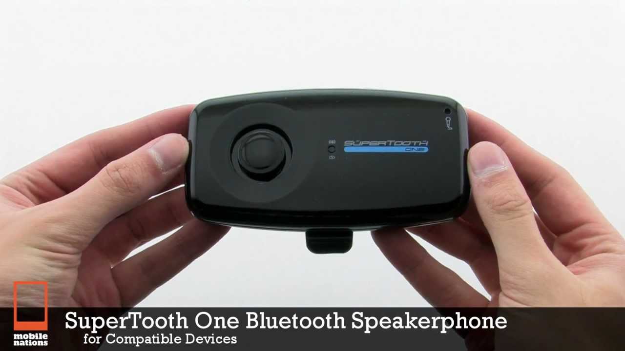 SuperTooth One Bluetooth Speakerphone - YouTube