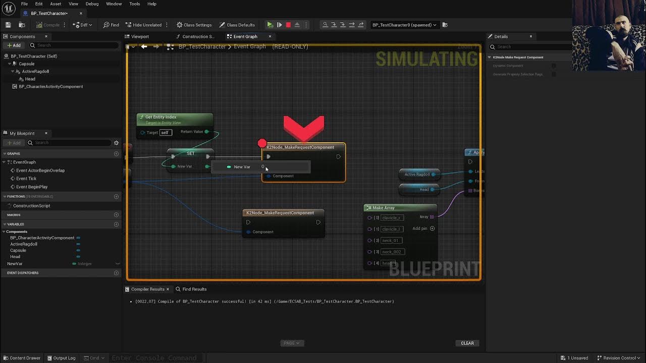 UE5 C++/BP. AoD. ECS + Анимационная система. - YouTube