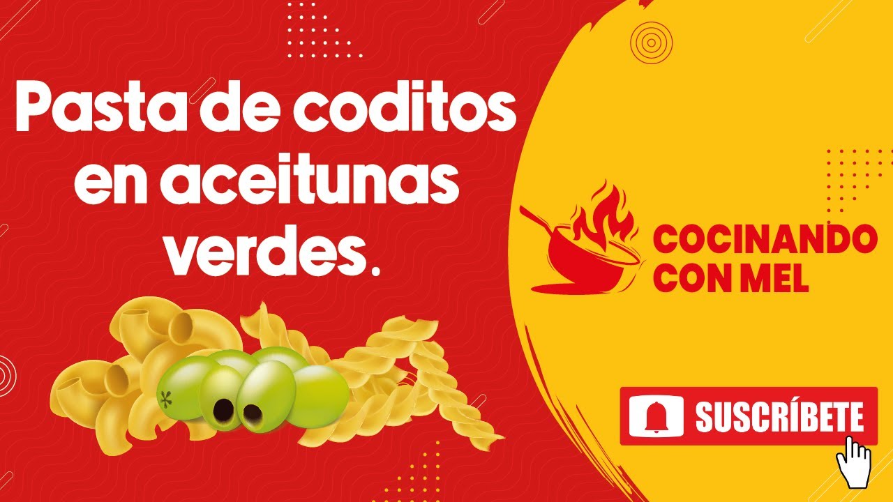 Pasta de coditos en aceitunas verdes.🥘 - YouTube