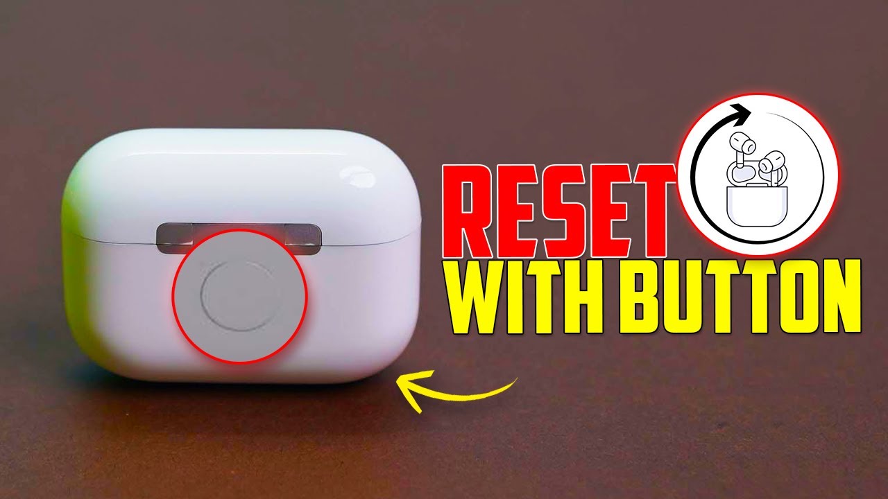 How to Reset Any AirPod with Button | AirPods Reset Guide - YouTube