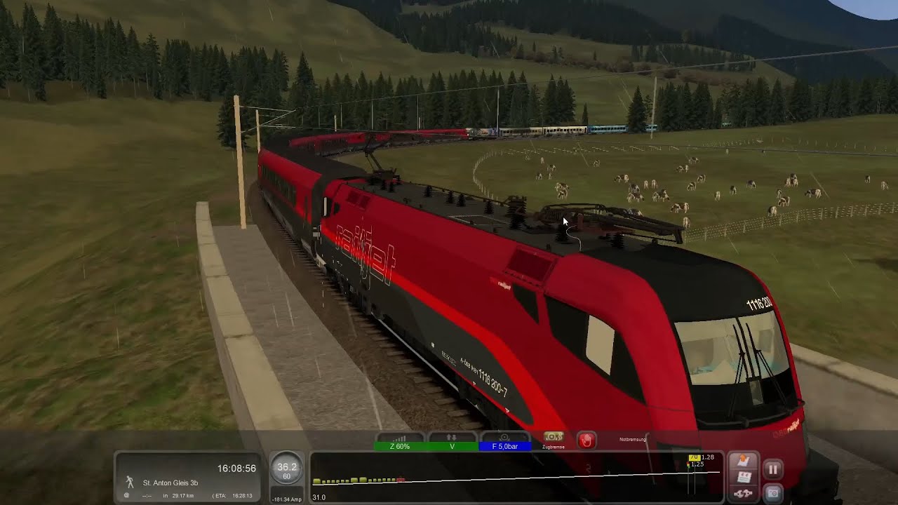 Train Simulator 2022 #1: Schwierige Anfahrt am Arlberg | RWA Railjet ...