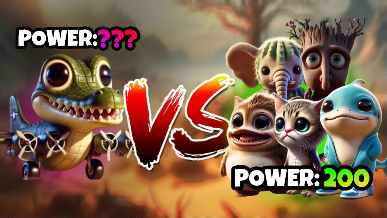 BAMBINO CROCODILO BOMBARDINO vs ALL Italian Brainrot baby AI Animals Compilation - YouTube