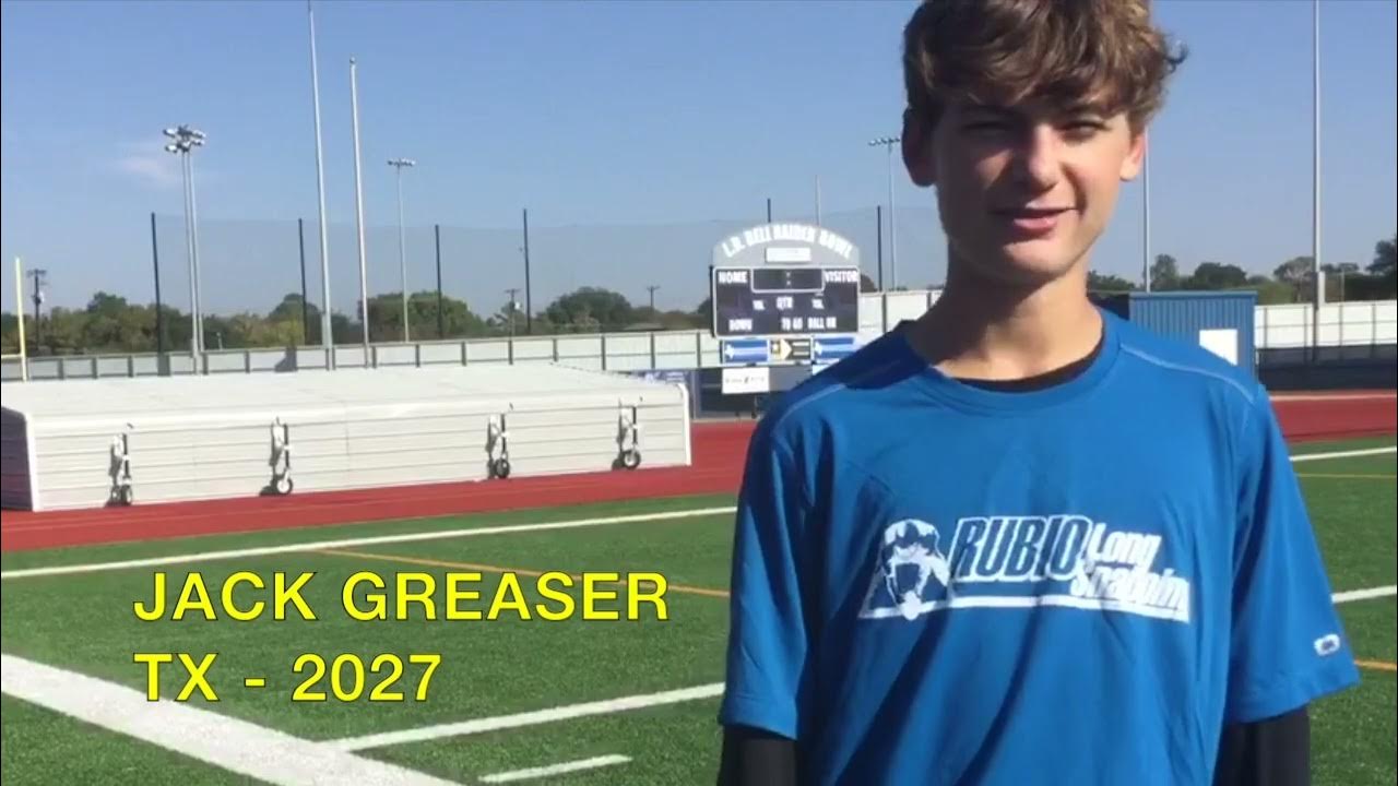 Rubio Long Snapping, Jack Greaser, October 2022 - YouTube