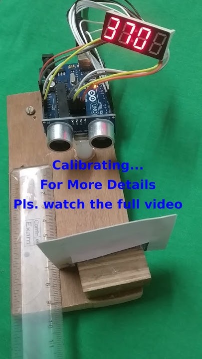 How to calibrate Arduino SONAR. #physics #project - YouTube