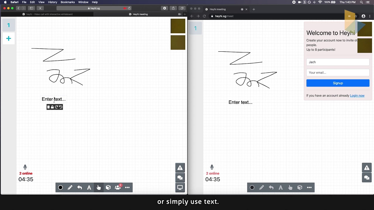 Heyhi.sg Step-by-step tutorial - Online teaching tool for educators and ...