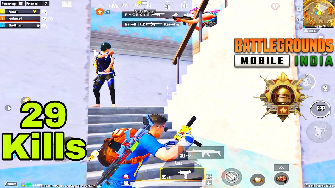 😇Fearless squad vs Squad rush gameplay Bgmi-Oneplus,9R,9,8T,7T,7,6T,8 ...