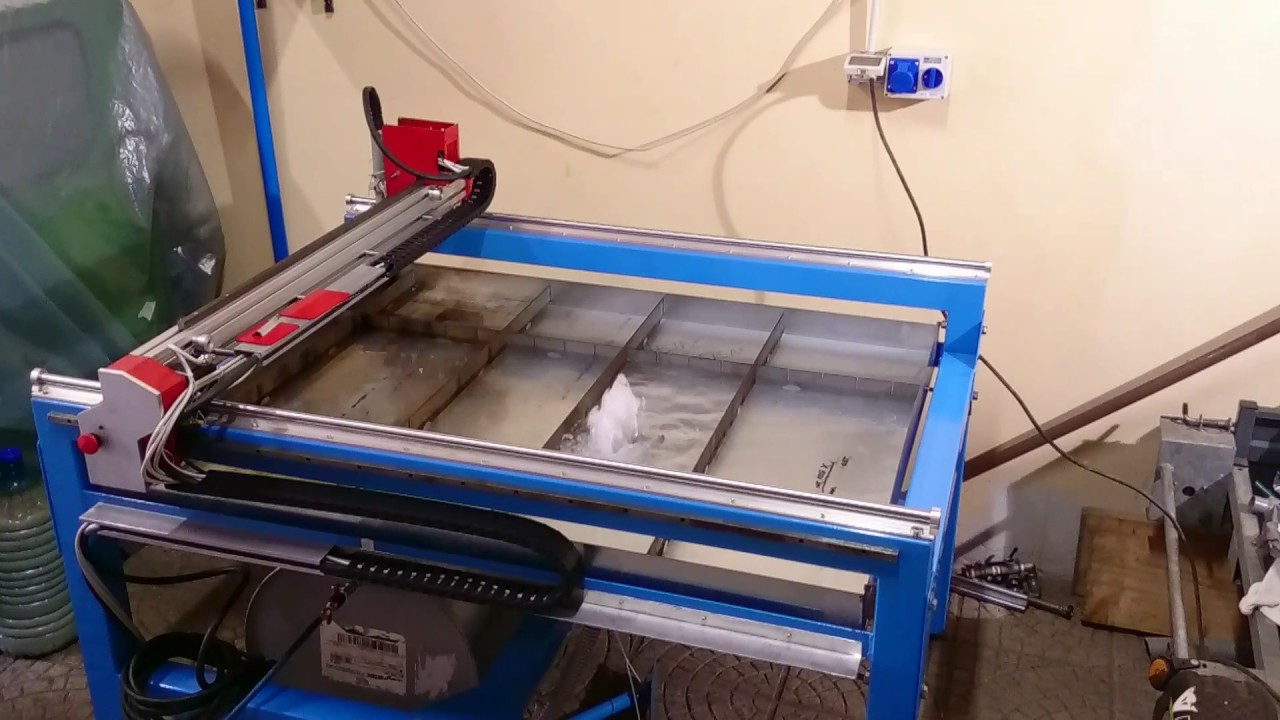 Water charge my new cnc plasma table - YouTube