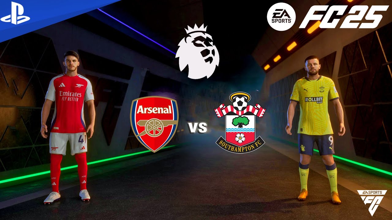 FC 25 - Arsenal vs Southampton - Premier League 2024-25 Match | PS5 ...