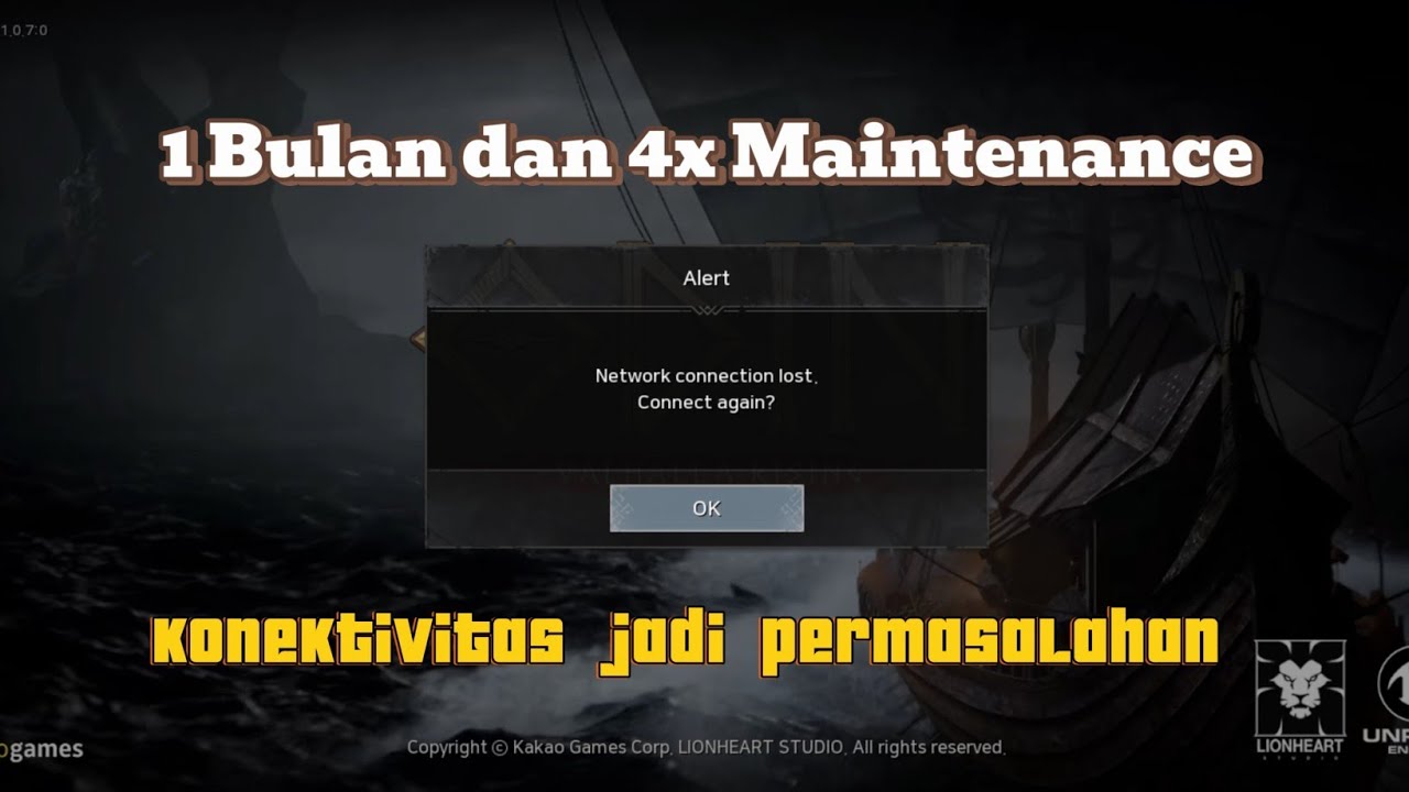 BUG Network Connetion Error || Odin Valhalla Rising - YouTube