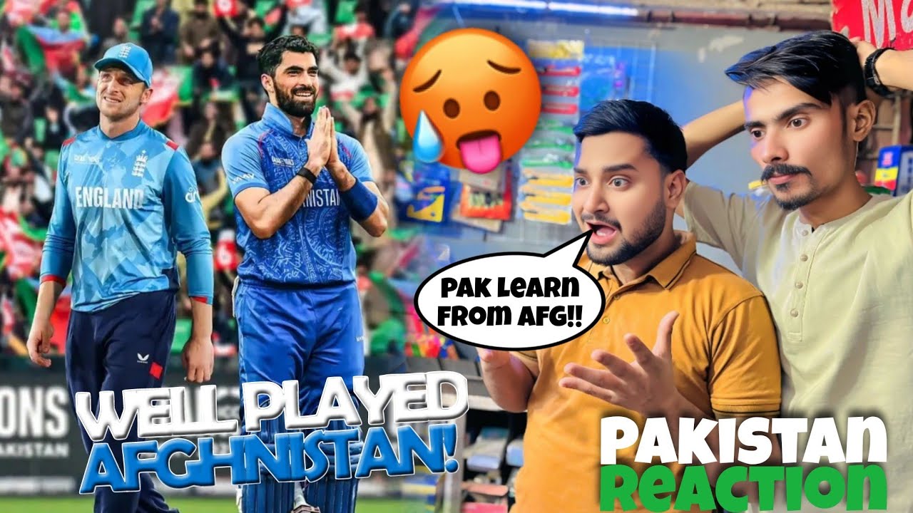 Pak Learn from Afghanistan 😍 | Pak Public Reaction on Eng vs Afg | Youngsters Ki Vynz - YouTube