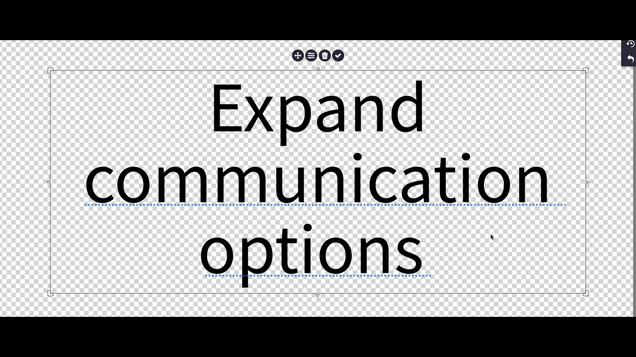 Expand communication option - YouTube