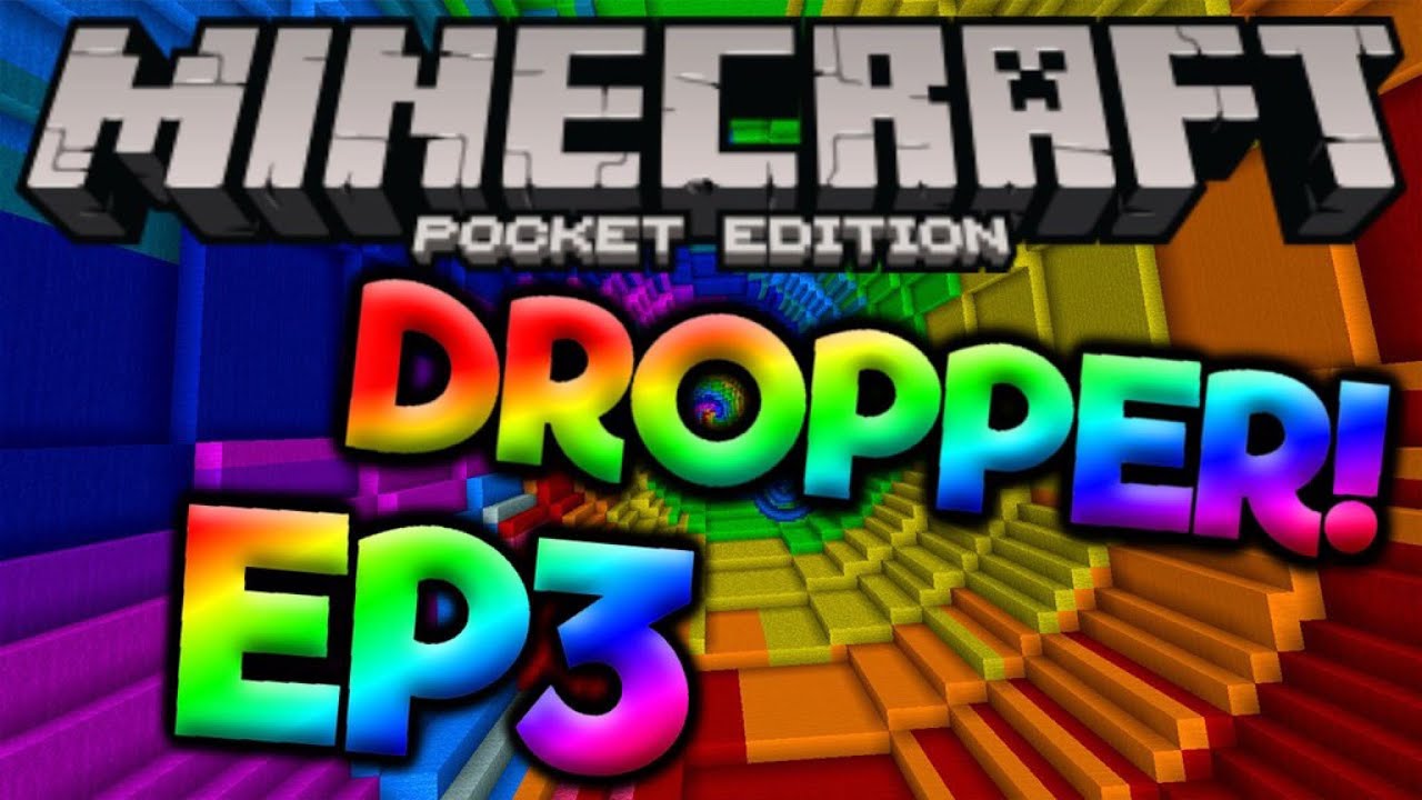 Dropper EP3 minecraft pocket edition (MCPE) - YouTube