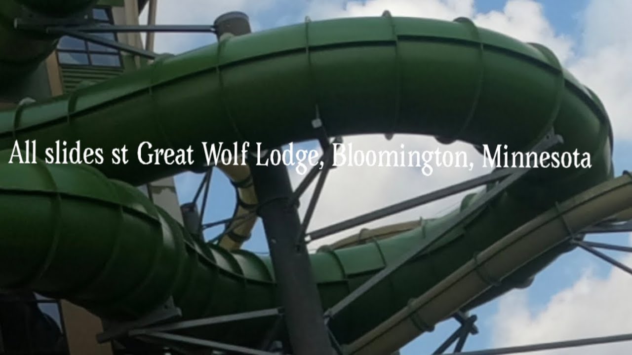 All water slides at great wolf lodge, Bloomington Minnesota! (POV ...