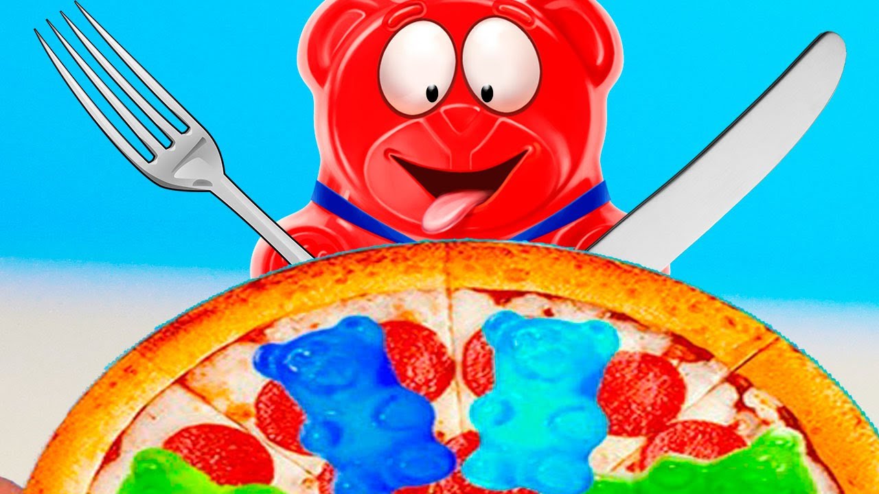 El OSO VALERA HACE UNA MINI PIZZA | CÓMO HACER UNA MINI PIZZA DULCE ...