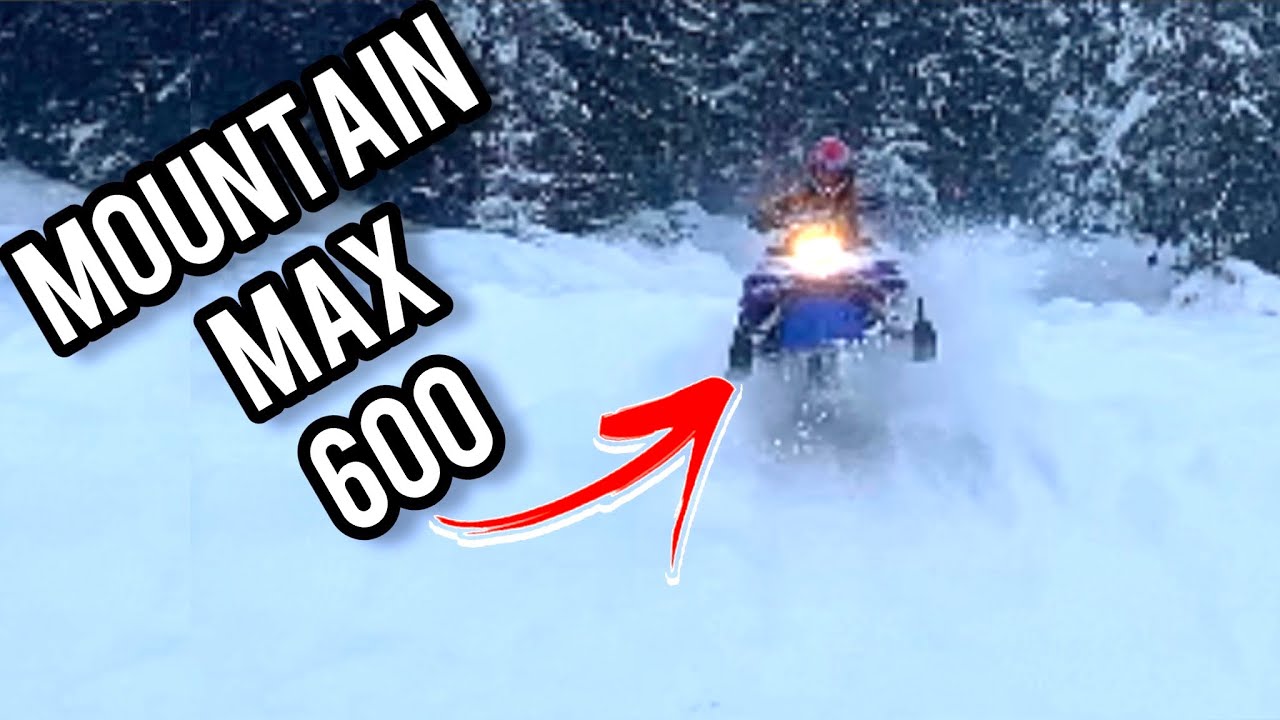 Riding the Yamaha Mountain Max 600 in 4ft of Snow!!! | First ride of ...