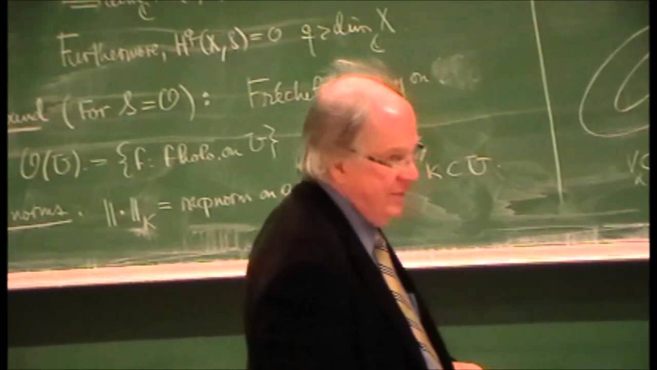 Complex Analytic And Algebraic Geometry Lecture 12 - YouTube