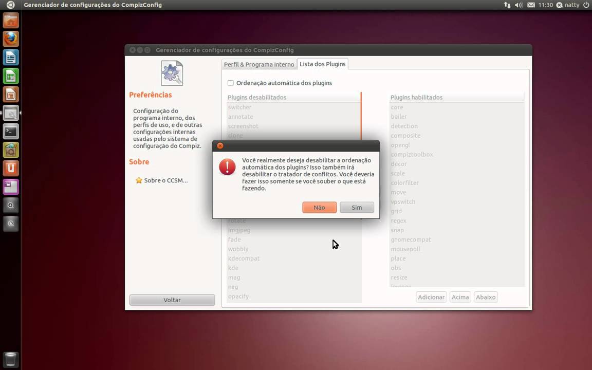 Ubuntu 11 04 cube rotate - YouTube