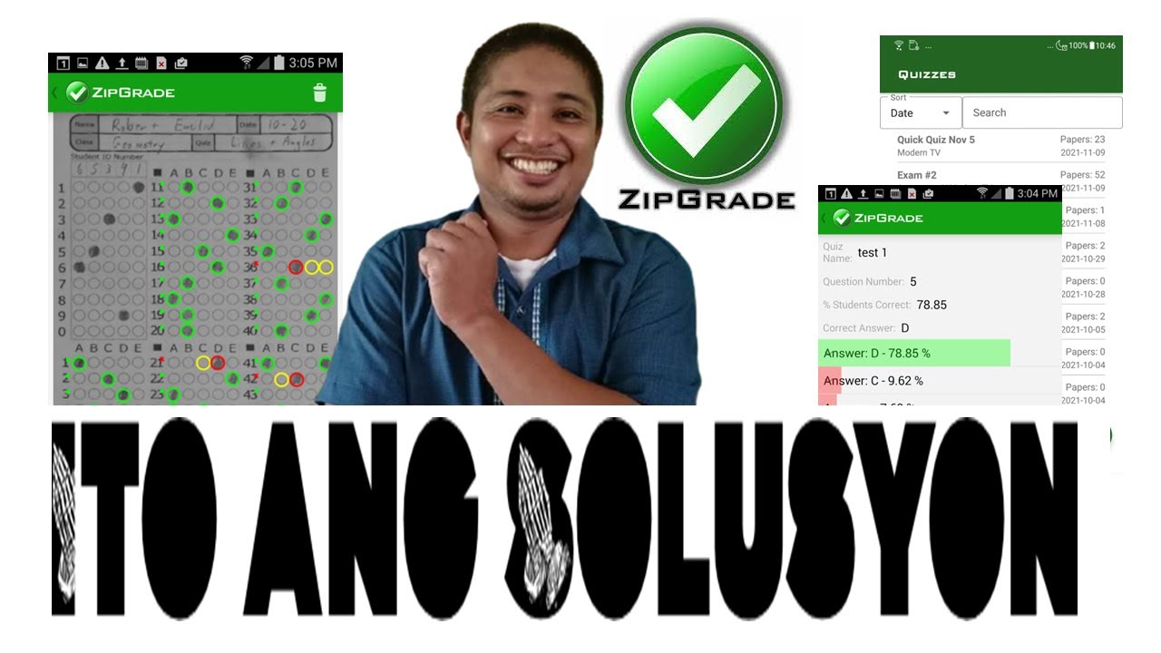 Paggamit ng Zipgrade Instant Checked mo - YouTube