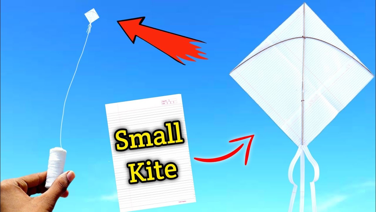 how to make small note book paper kite , best paper kite , flying kite ...