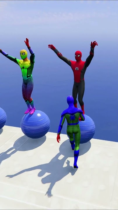 GTA 5 Epic Water Ragdolls | Spider- Man Vs Minions And Hulk Jump/ Fails ...