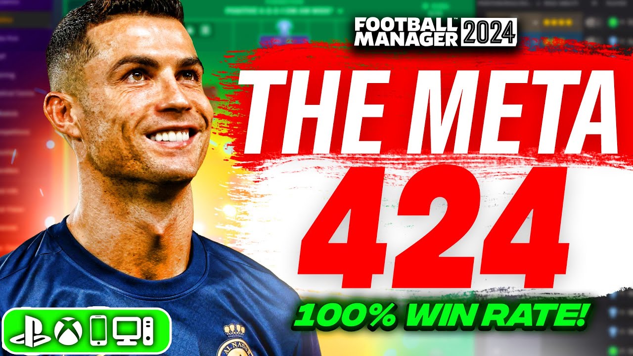 BROKEN Meta 424 V2 FM24 Tactics! (100% Win Rate!) | Best FM24 Tactics ...
