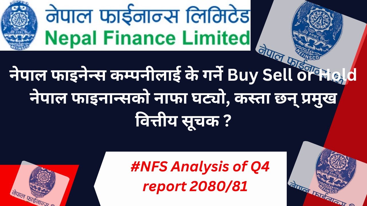 नेपाल फाइनेन्स कम्पनीलाई के गर्ने|#NFS Stock Analysis|Nepal Share ...