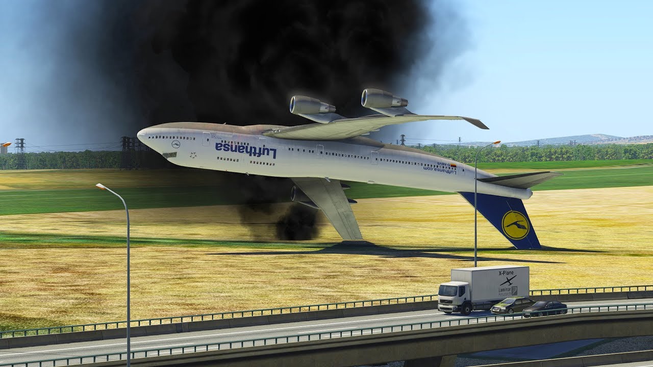 Boeing 747 Crashes Shortly After Take Off | X-Plane 11 - YouTube