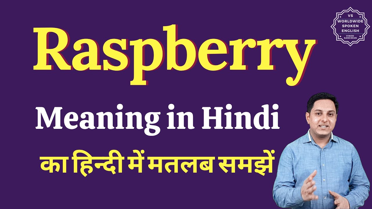 Raspberry meaning in Hindi | Raspberry ka matlab kya hota hai | English ...