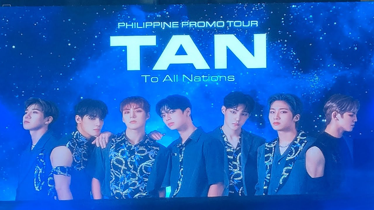 KPOP boy group TAN Philippine promo tour (PART 1) #TAN - YouTube