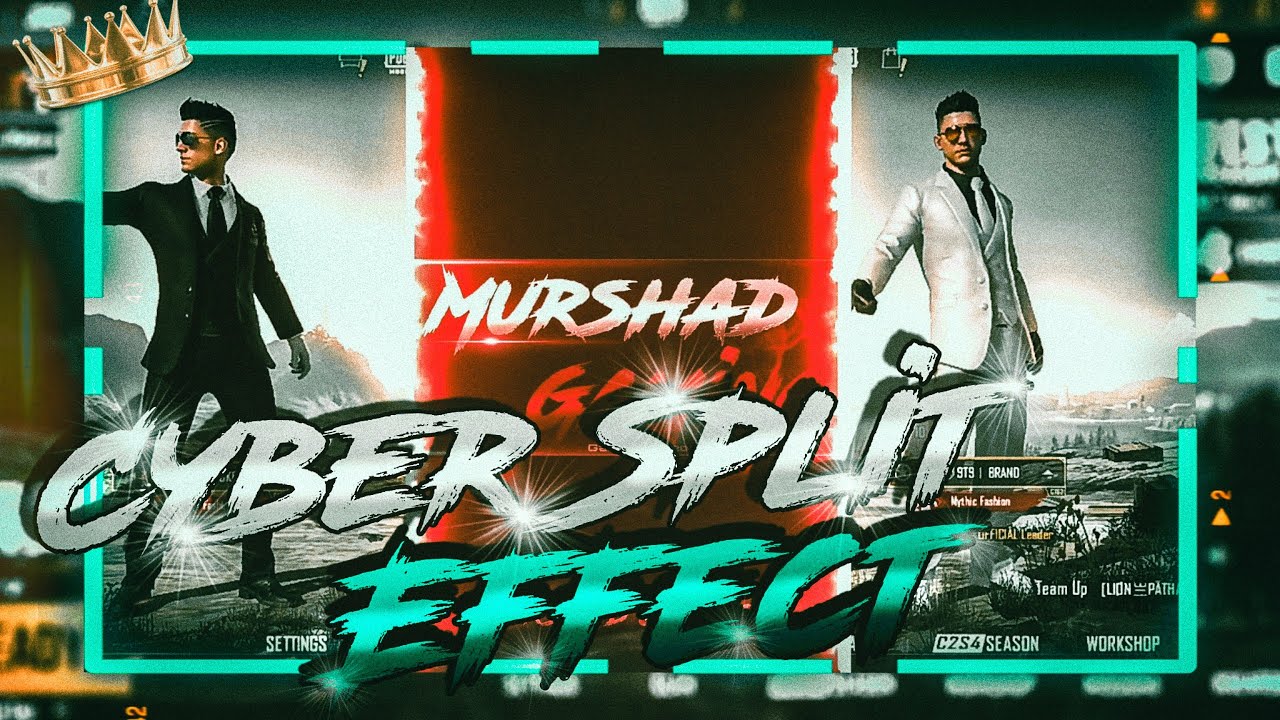How to Add Cyber Split 🔥 Effect In | ALIGHTMOTION | BY | MURSHAD GAMING ...
