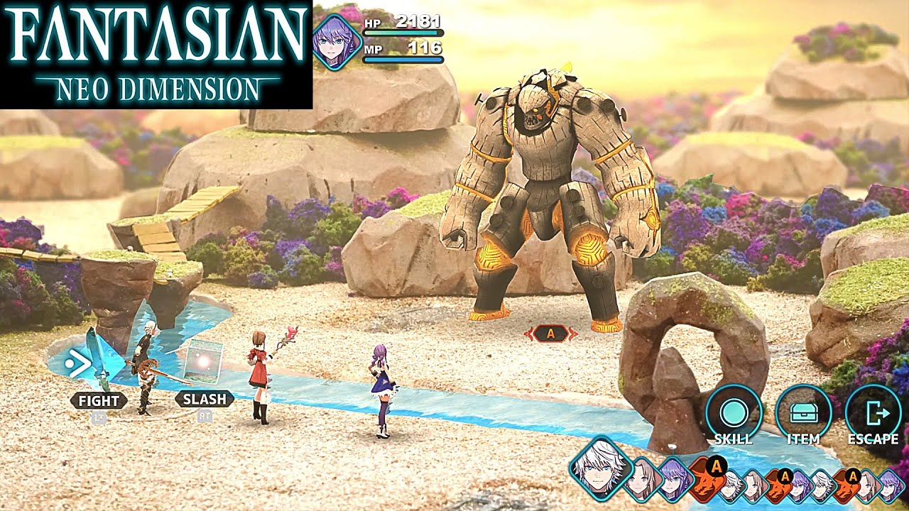 Boss Golem - Fantasian Neo Dimension - YouTube