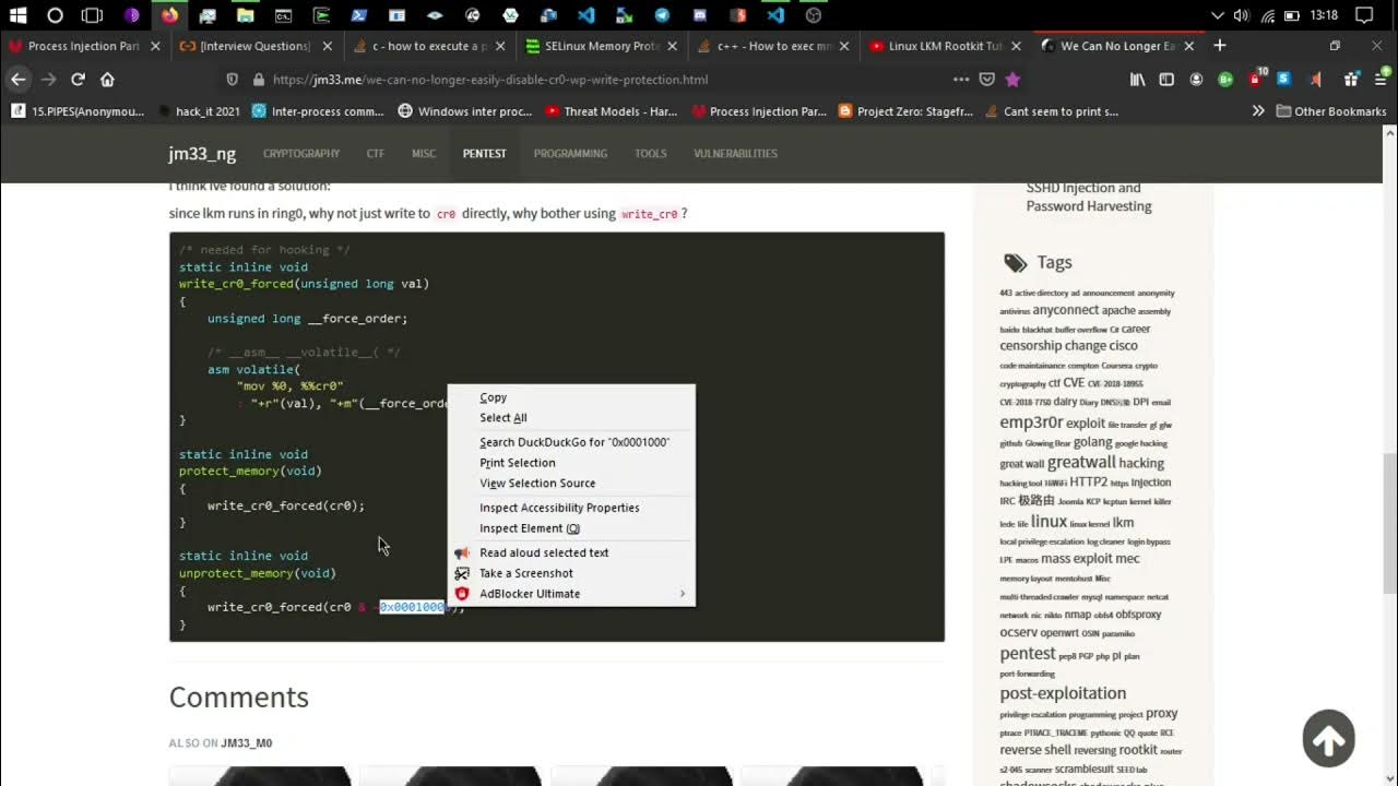 Linux LKM Rootkit Tutorial | Linux Kernel Module Rootkit | Part 2 - YouTube