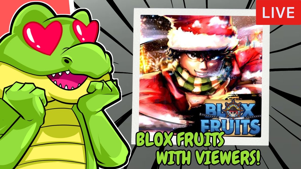 🔴LIVE | Roblox Blox Fruits with Viewers! (First stream!) - YouTube