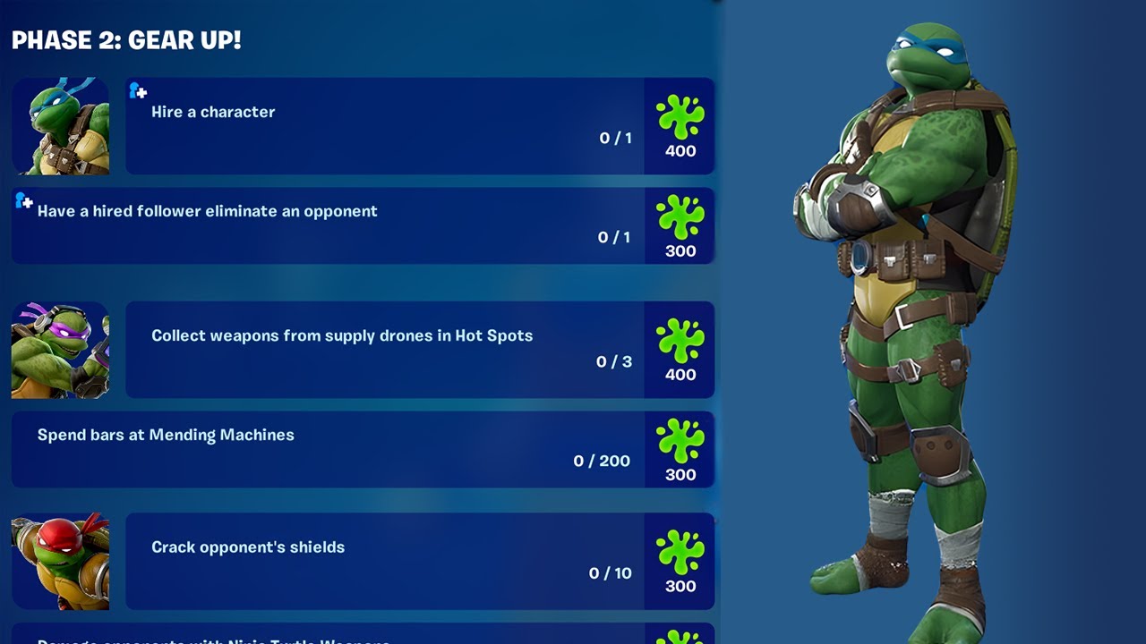 Fortnite Splinter Assignment: The Ooze War Quests - Phase 2 - YouTube