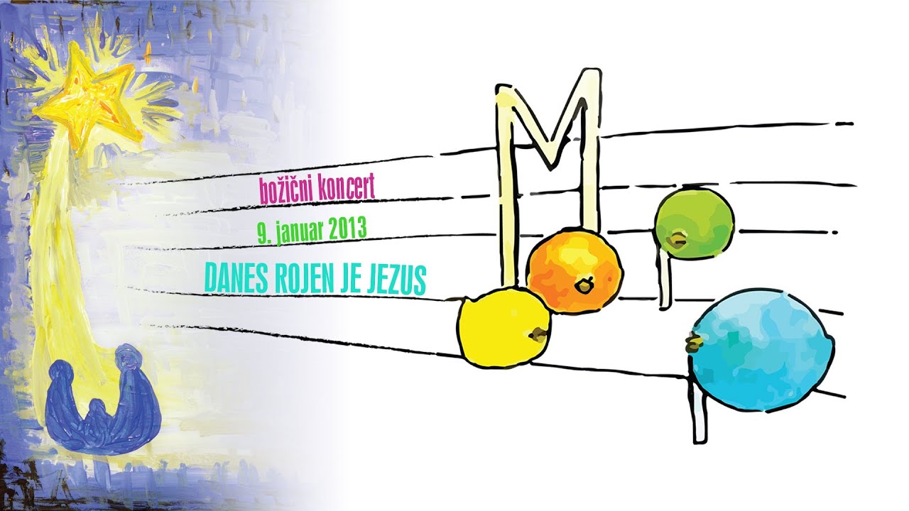 MPP Božični koncert 2012 - Danes rojen je Jezus - YouTube