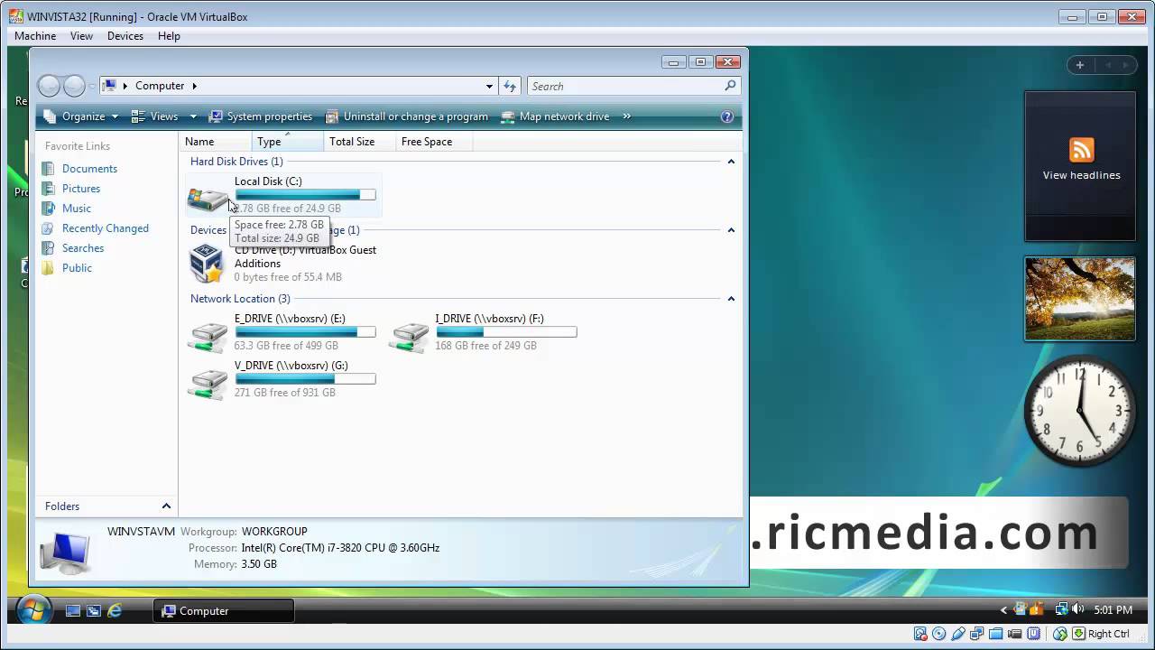 Perform Disk Check on Windows Vista - YouTube
