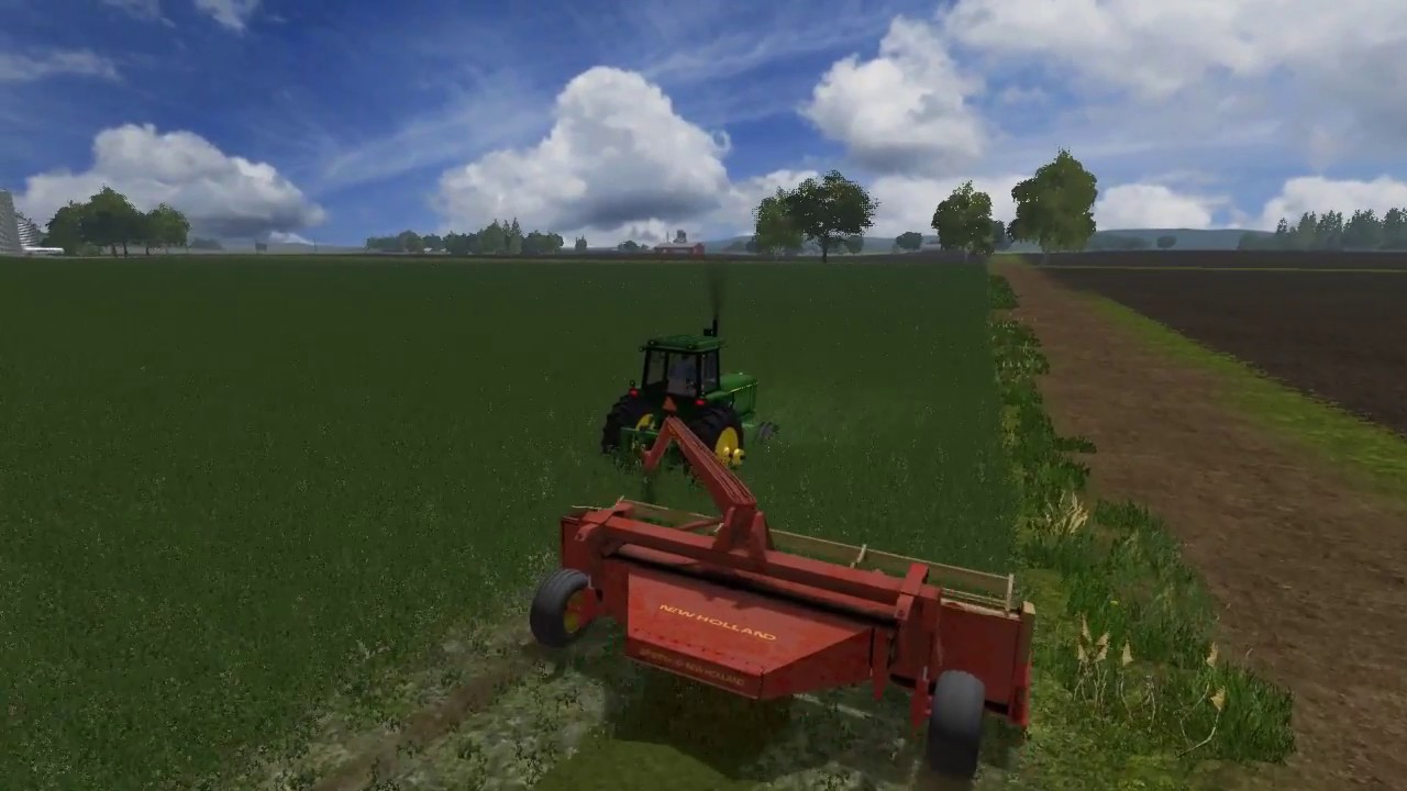FS17 MOD PREVIEW: New Holland 116 Hydroswing Haybine - YouTube