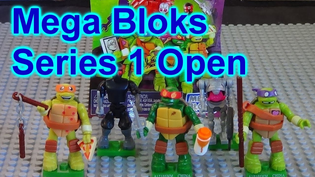Mega Bloks Teenage Mutant Ninja Turtles Blind Packs Series 1 Opening ...