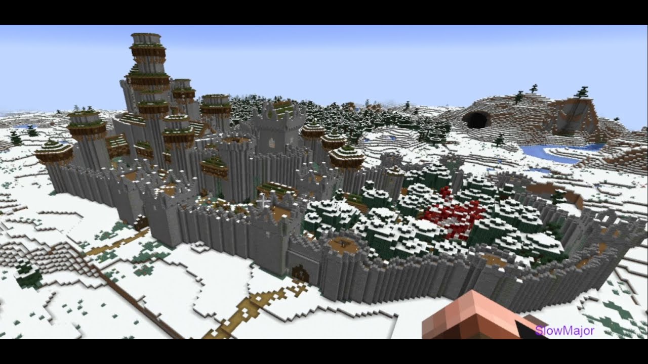 Winterfell. Survival Minecraft Build. - YouTube