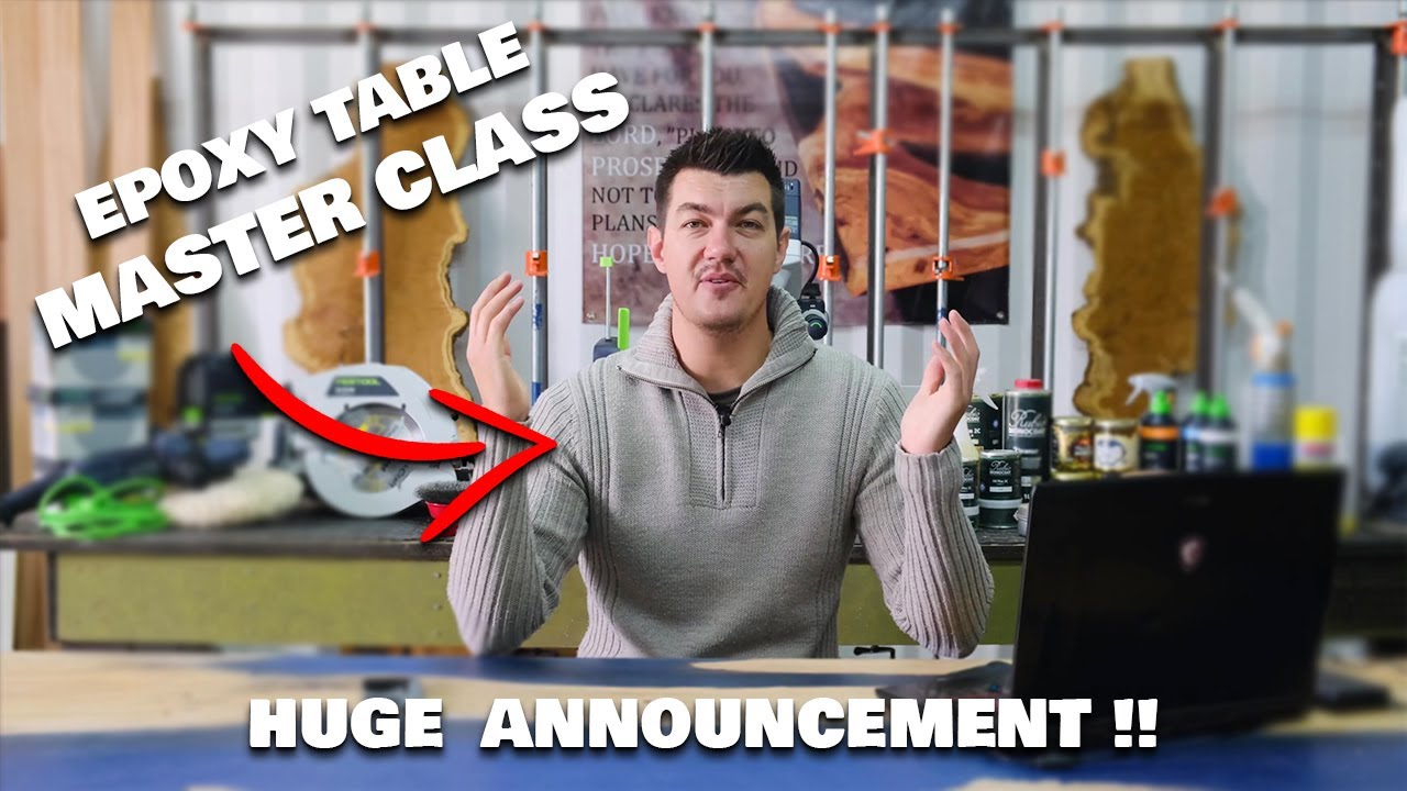 Online Epoxy Table Master Class - HUGE ANNOUNCEMENT... - YouTube