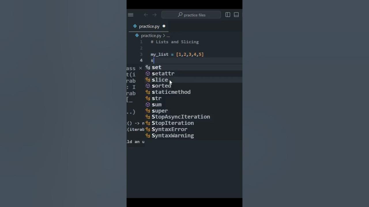 Lists And Slicing Python Coding Code Pythoncode Python3 Pythonforbeginners Youtube 8960