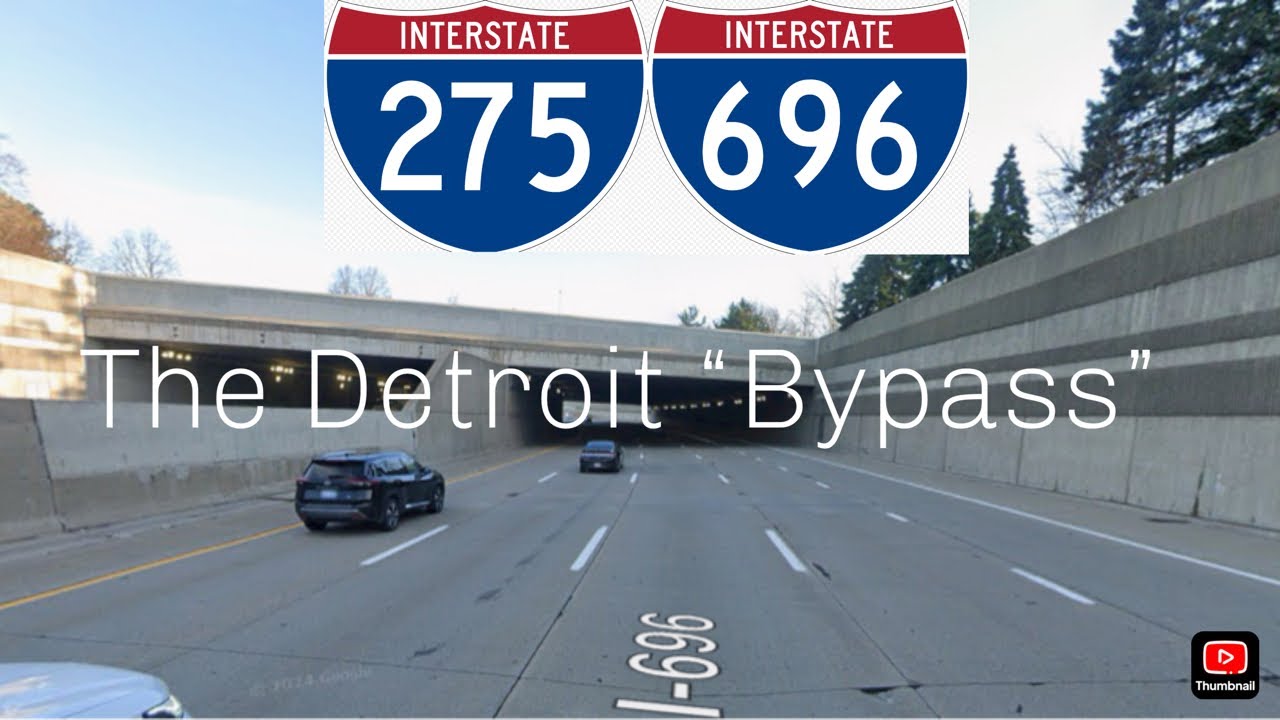 Interstates 275 and 696: Detroit - YouTube