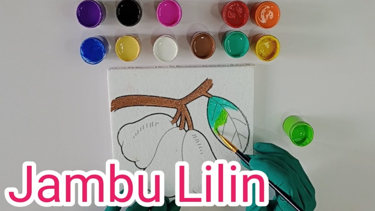 Mewarnai Jambu Air, Coloring the Wax Apples, 莲雾 - YouTube