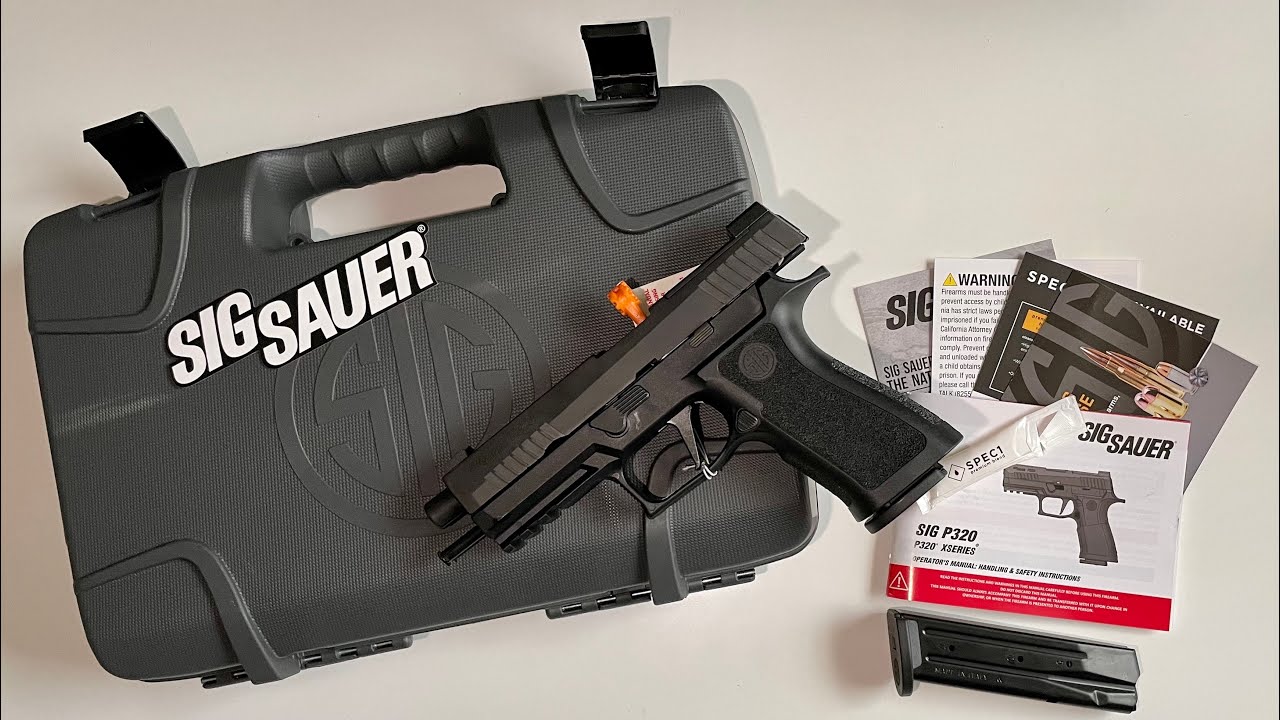 Unboxing - Sig Sauer P320 X Series Full Size (X Full) - YouTube
