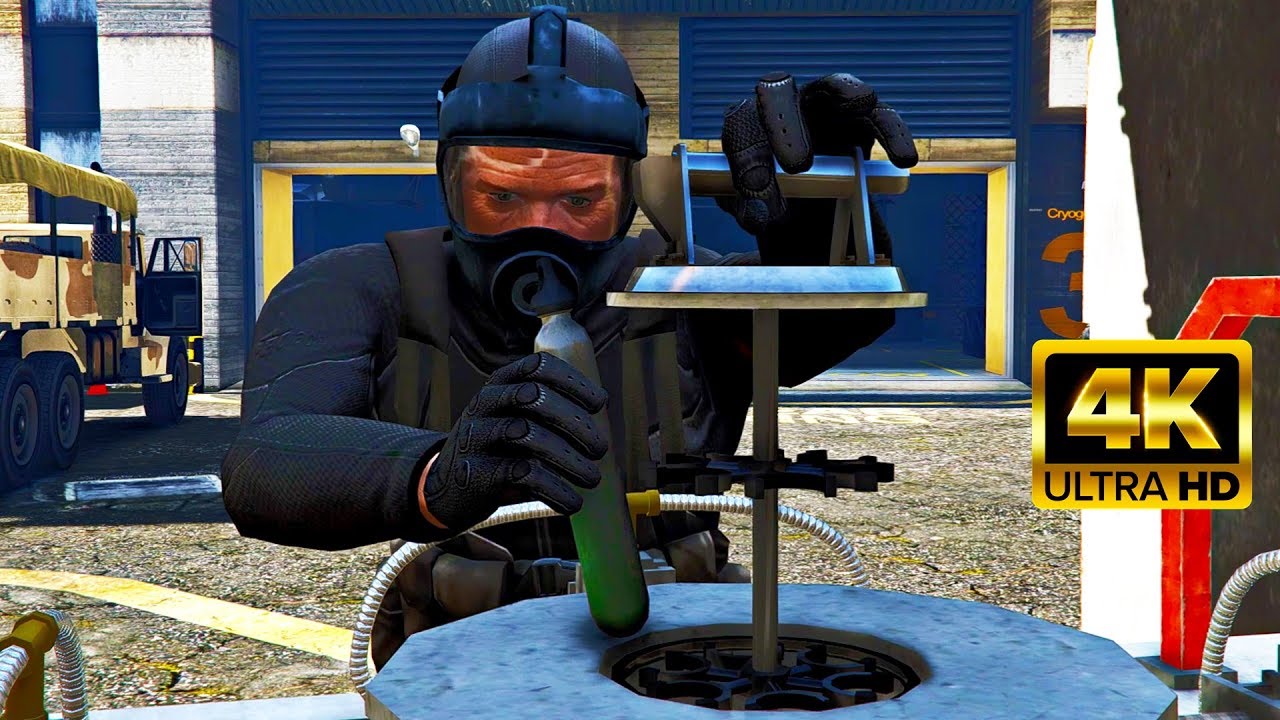 GTA 5 Stealing Nerve Agent From a Lab [4K PC 60FPS MAX SETTINGS] - YouTube