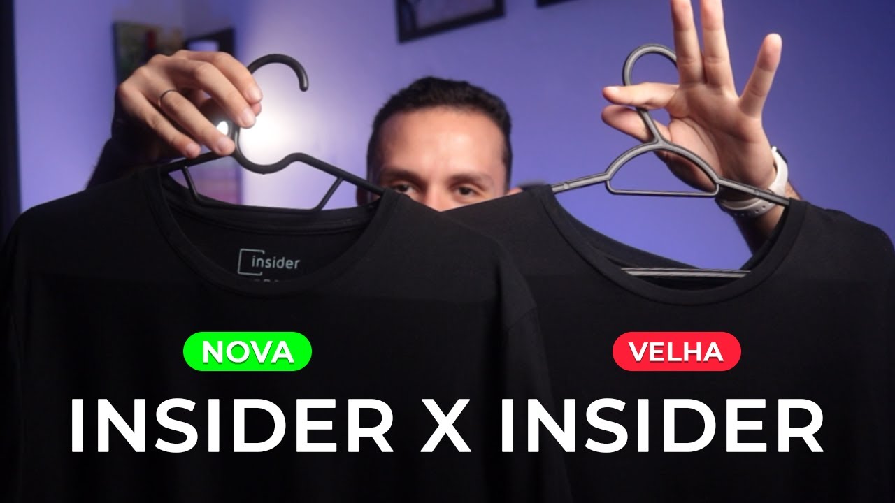 CAMISETA DA INSIDER STORE: CAMISETA NOVA X CAMISETA DE 2 ANOS ...