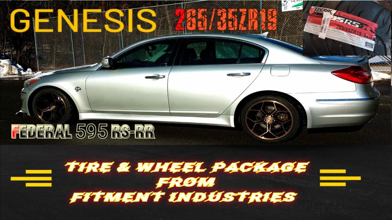 Fitment Industries Wheels & Tire Package - 2012 Hyundai Genesis Sedan ...