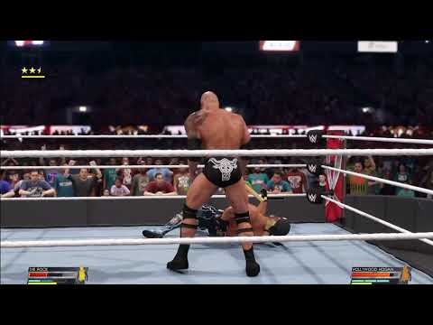WWE The Rock vs Hollywood Hulk Hogan - WrestleMania X8 - YouTube
