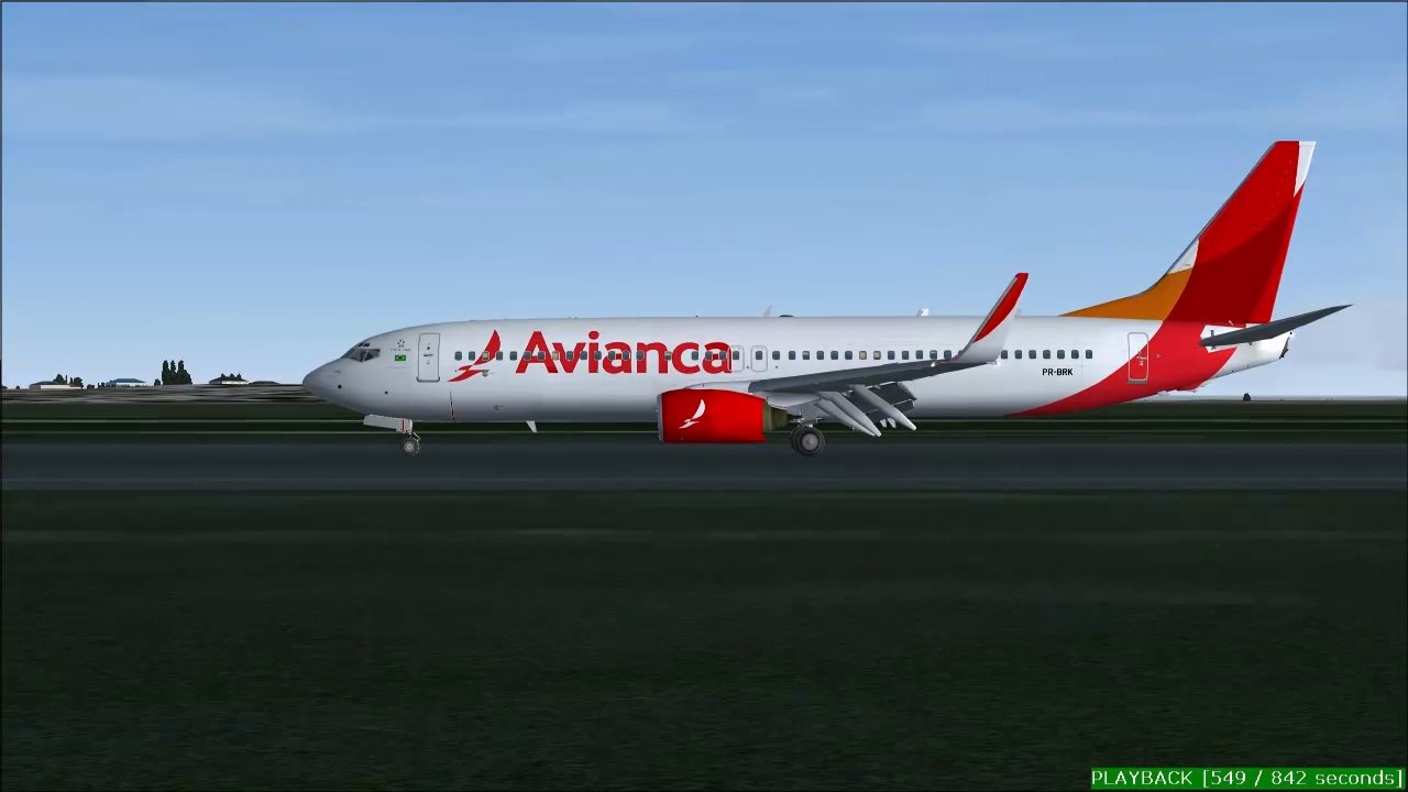 Boeing 737-800 AVIANCA - SBSL - YouTube